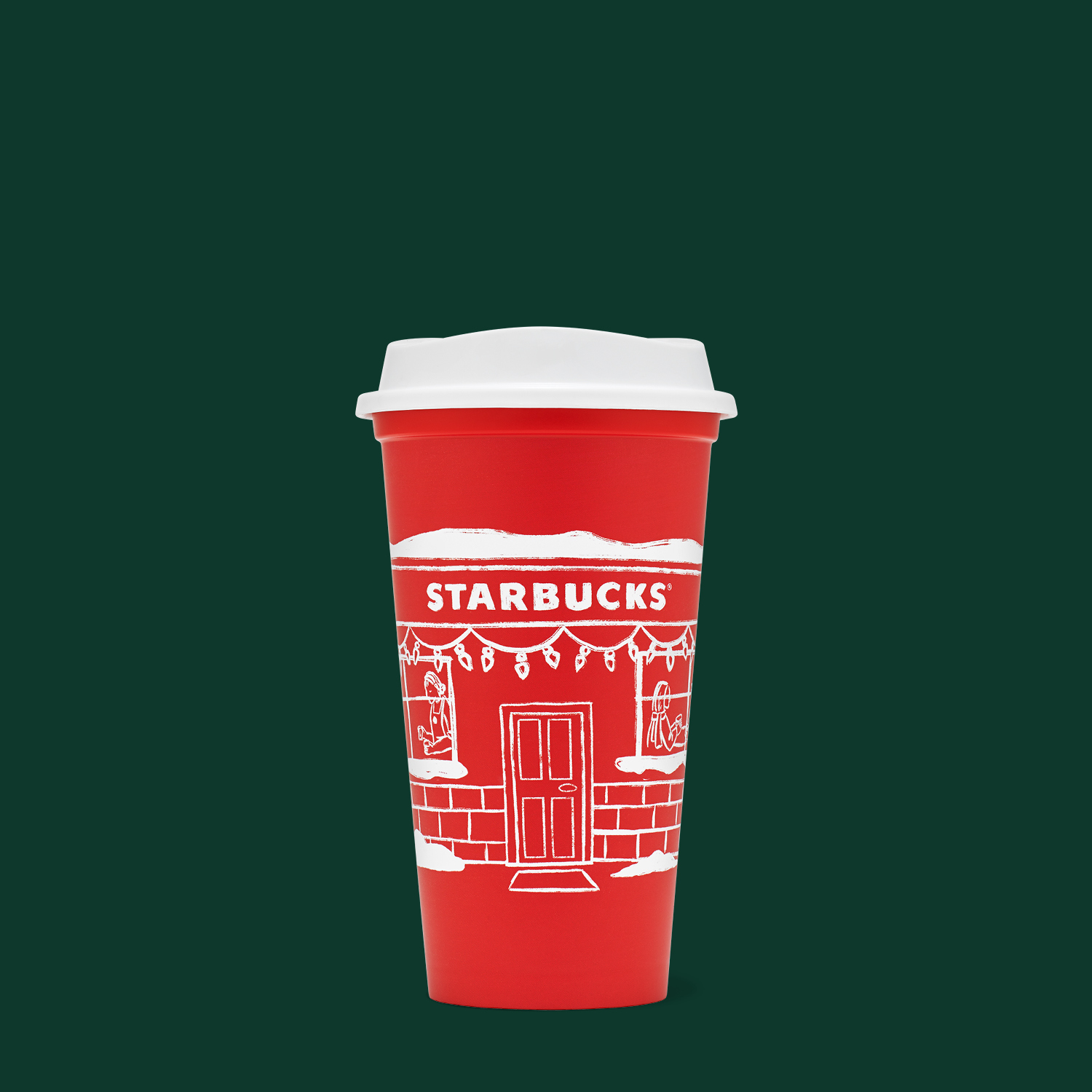 Reusable Hot Cup Red